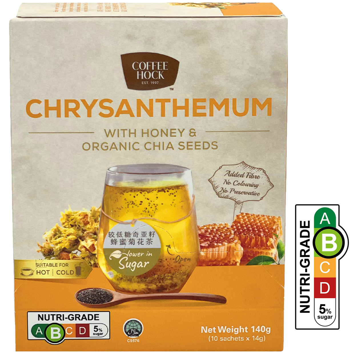 Chrysanthemum With Honey & Organic Chia Seeds – Coffee Hock Singapore