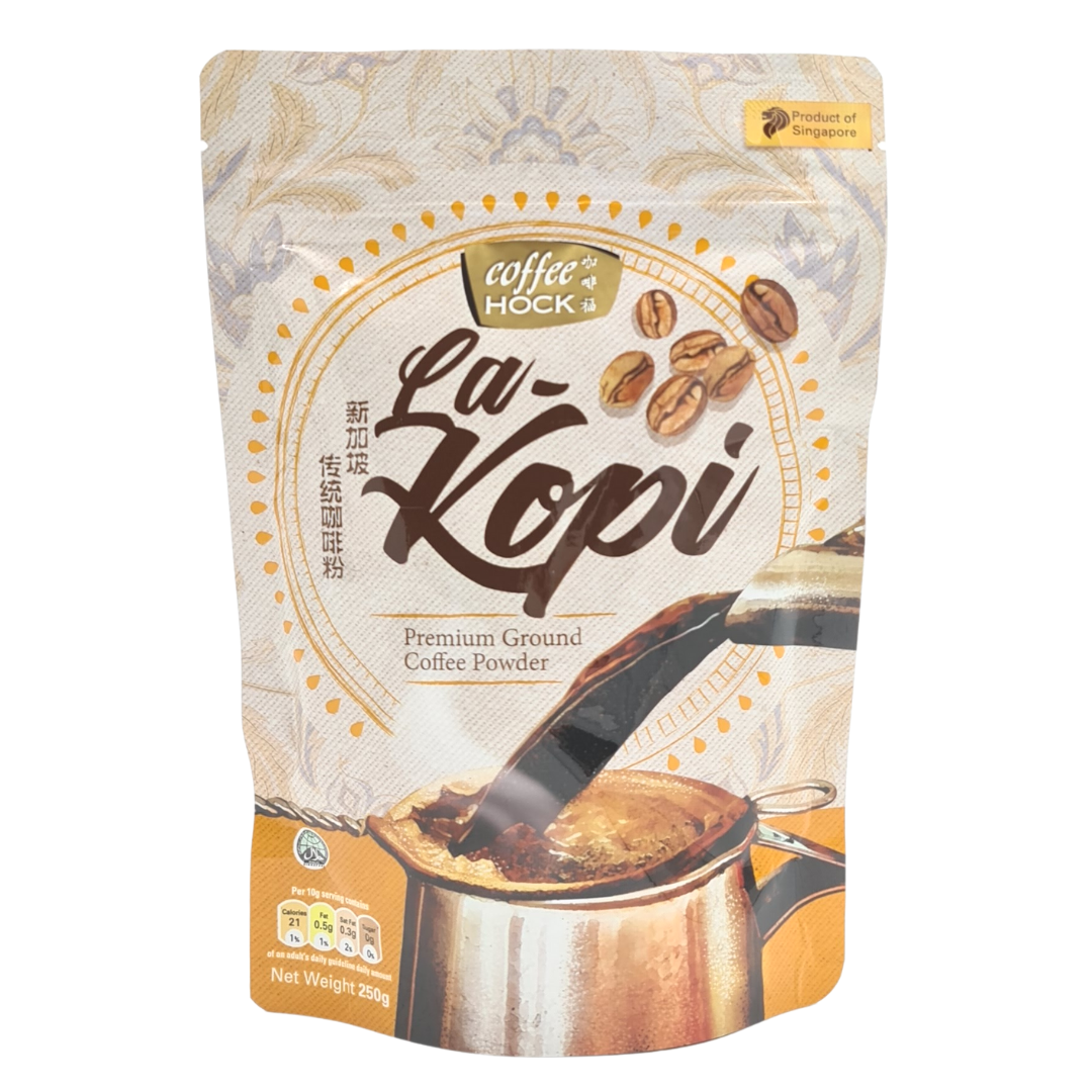 La-Kopi Premium Ground Coffee Powder – Coffee Hock Singapore